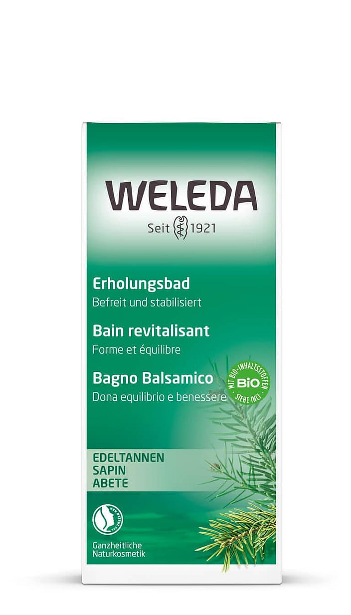 Edeltannen Erholungsbad – befreit und stabilisiert - Weleda